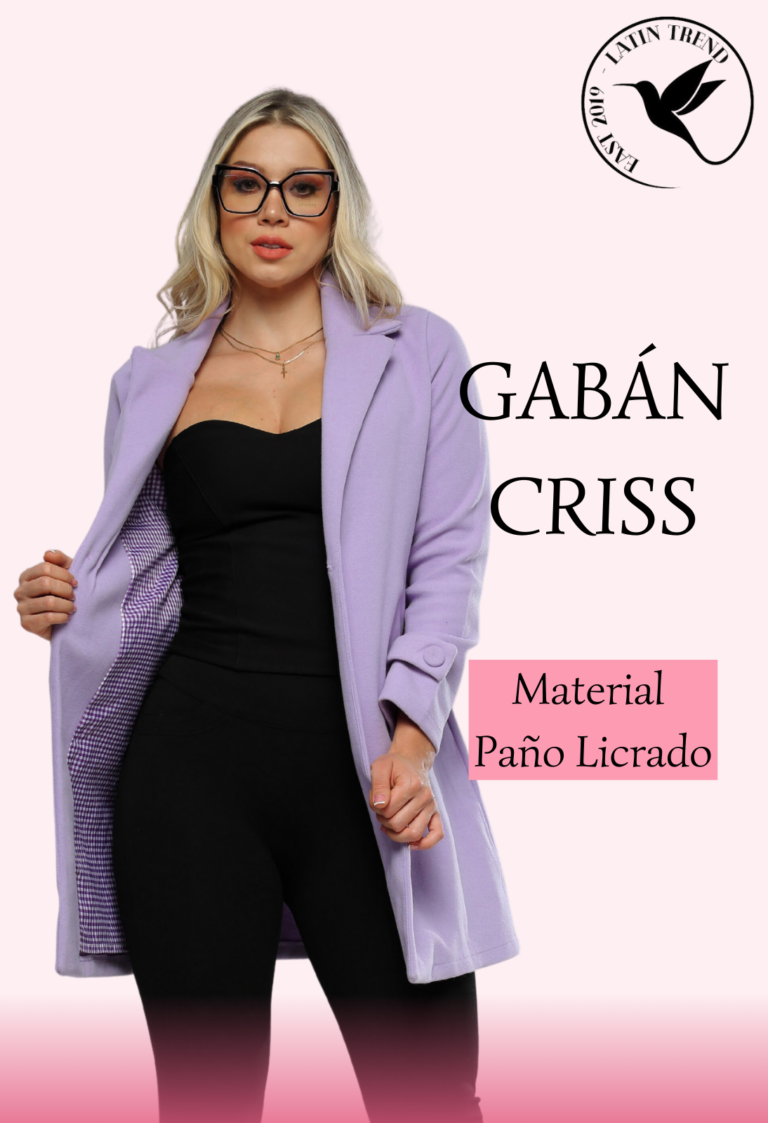 Gaban en paño de mujer – latintrend.com.co